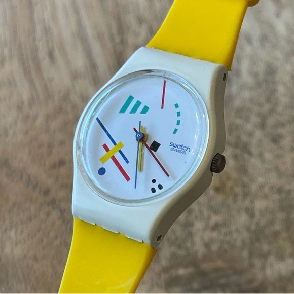 Swatch | Accessories | 986 Vintage Ladies Swatch Watch Vasily Lw111 ...